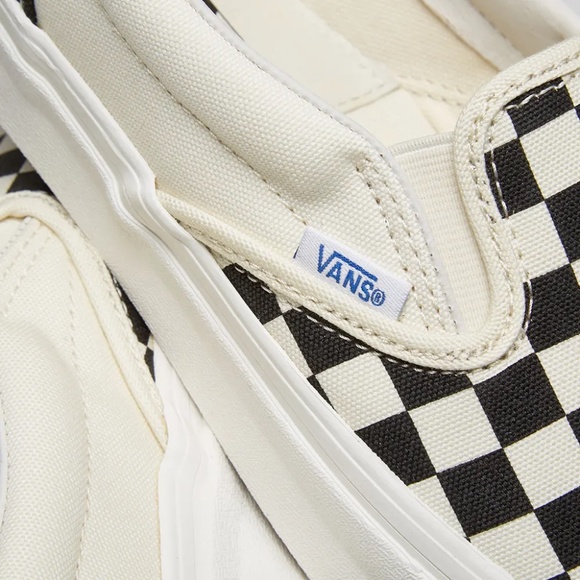 Vans | Shoes | Vans Vault Og Classic Slip On Checkered Black | Poshmark